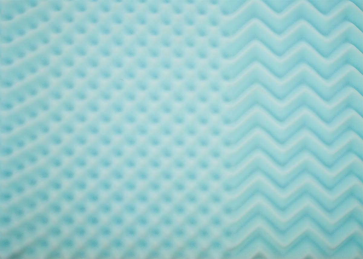 Convoluted Foam Mattress Overlay Topper - Pure Sleep Bedding and Mattress